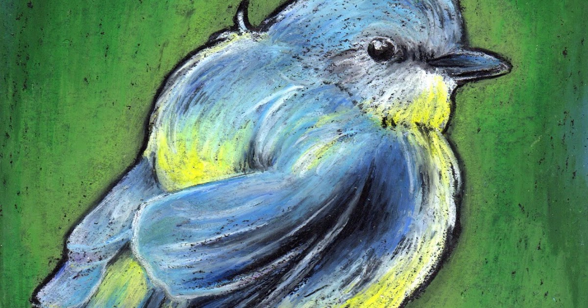 The Rolling Artroom: Oil Pastel Birds (7th-12th Grade General Art)