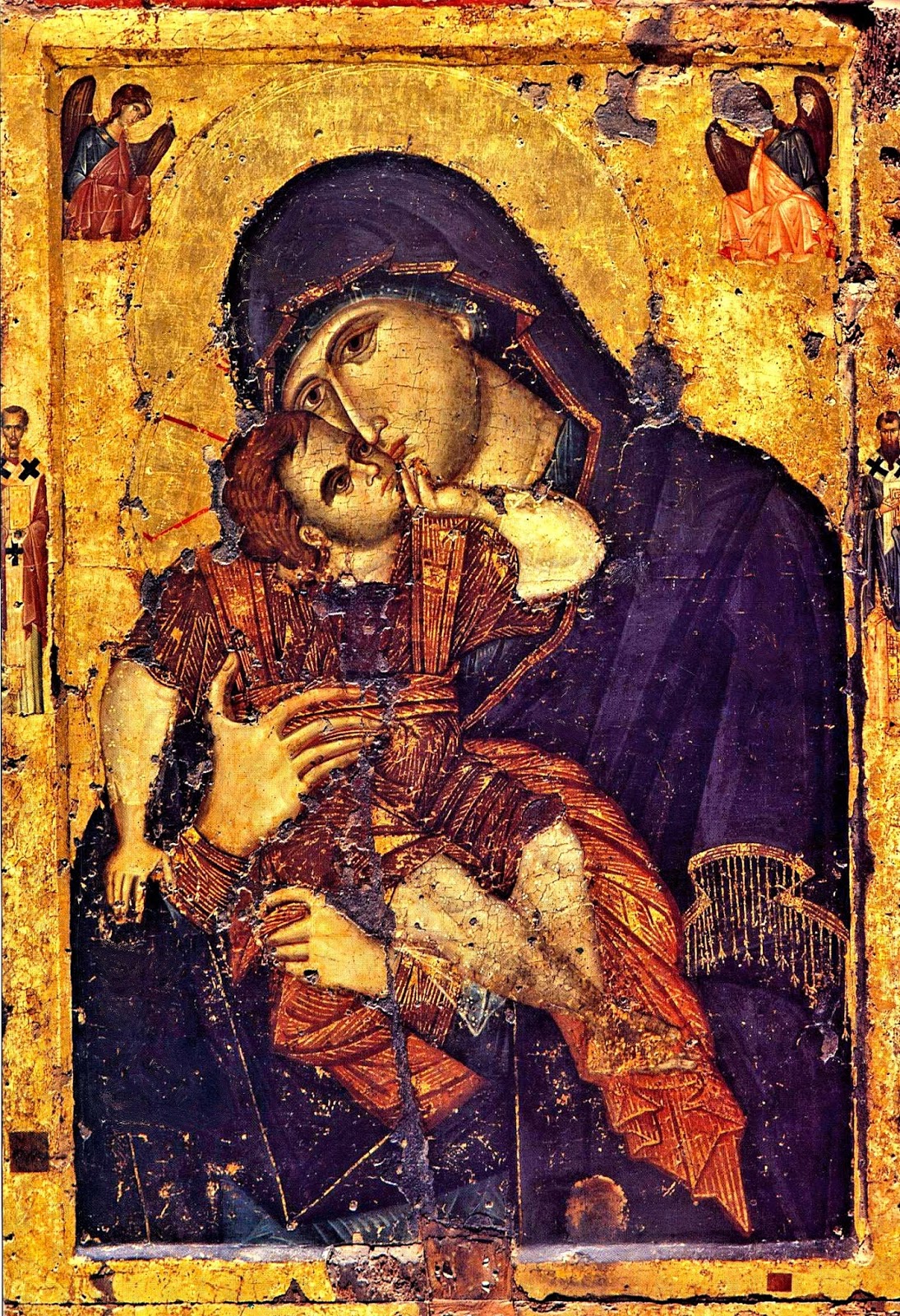 Icon of the Mother of God of Mt. Athos, “Sweet Kissing” - ORTHOGNOSIA