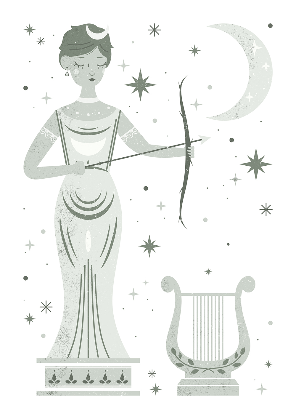 Carly Watts Art & Illustration: Statue of Artemis