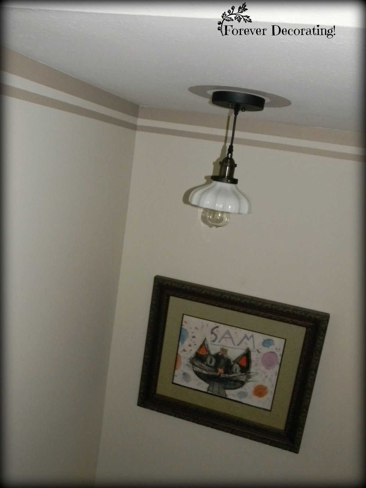 Forever Decorating!: From Boring to Crazy Cool Light Fixture