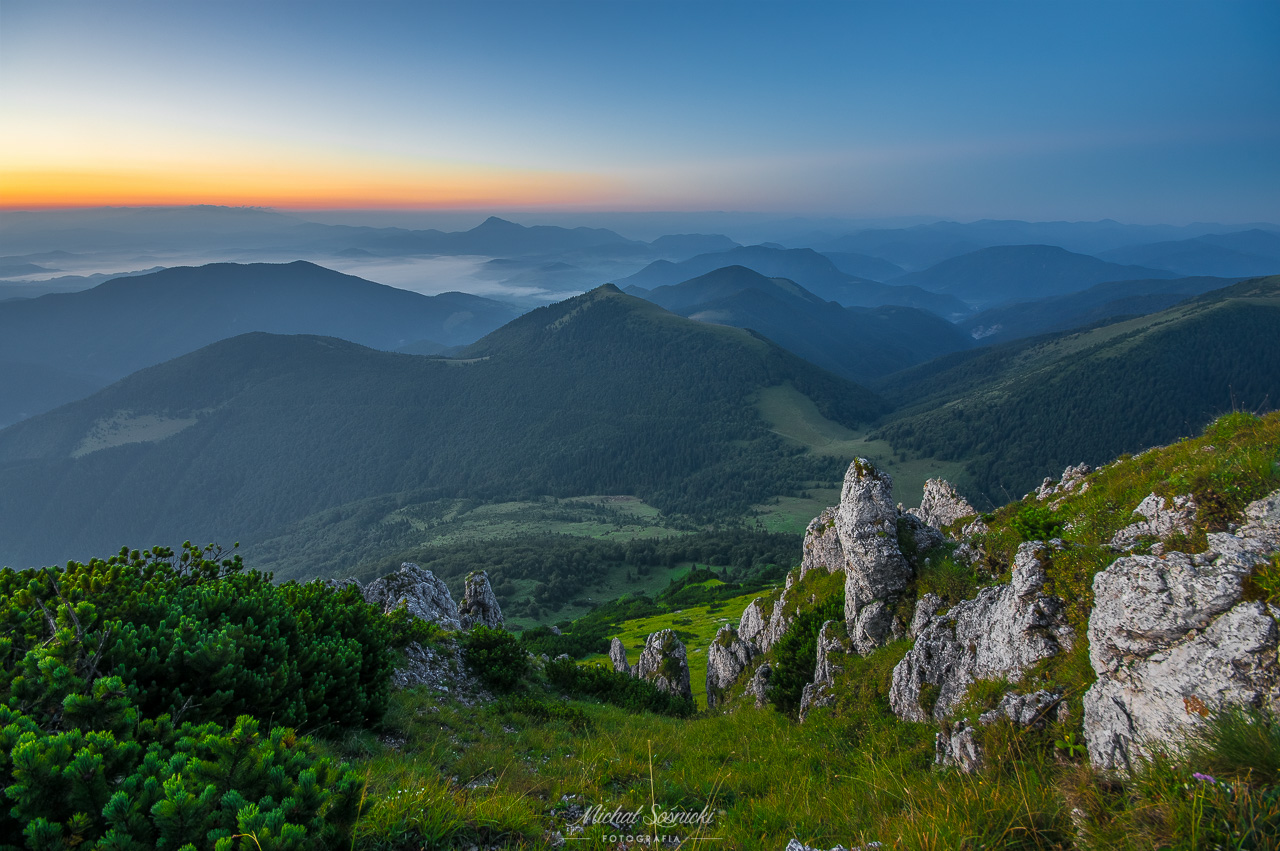 Wielki Rozsutec w Małej Fatrze...