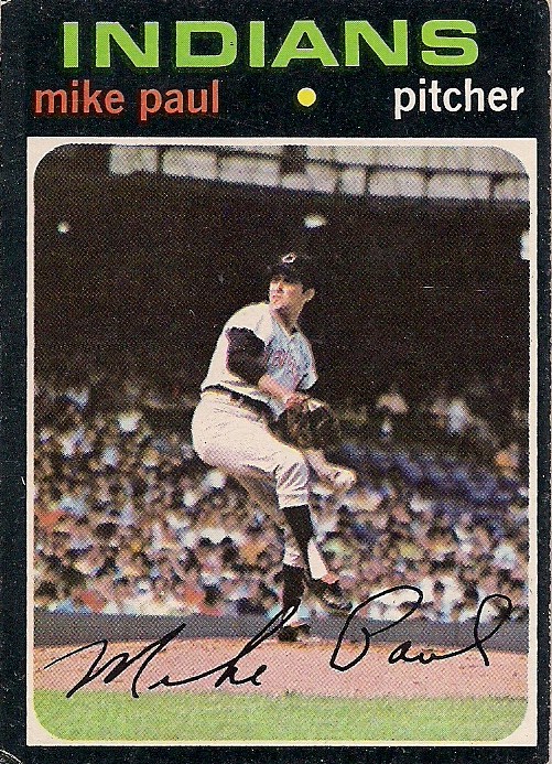 Topps 1971: no. 454 - mike paul