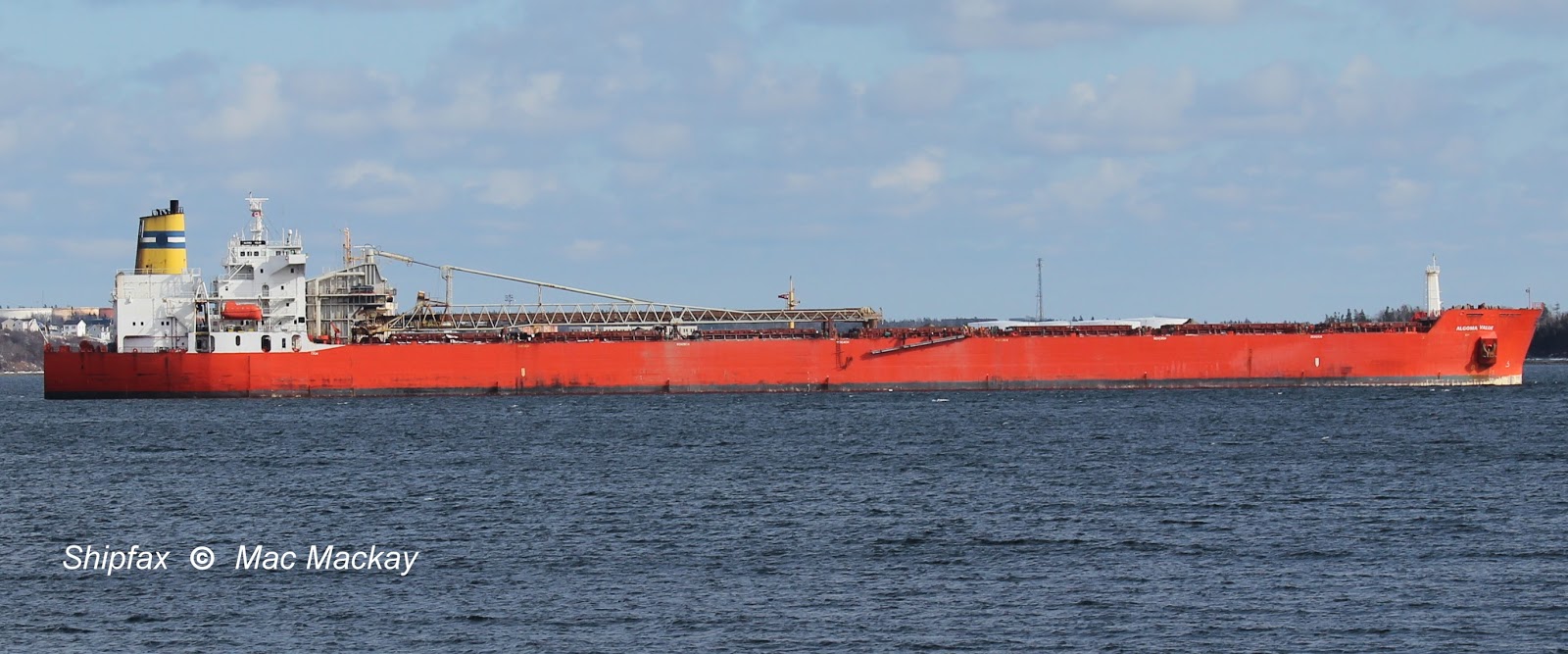 Shipfax: Algoma Value - first time