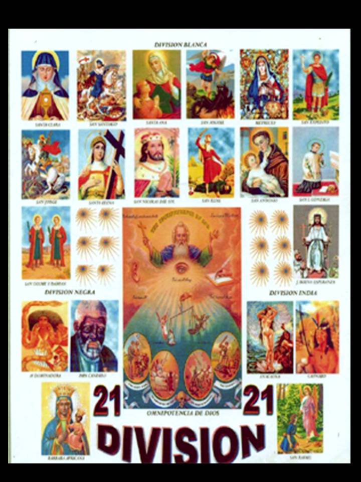 ORACIONES Y CONJUROS: ORACIÓN DE LAS 21 DIVISIONES