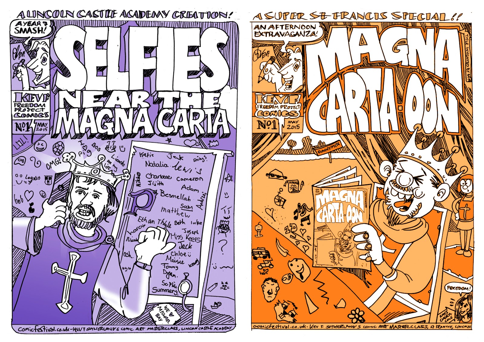 Kev F comic art: Ice Cream, Jelly & Justice - comics by kids, Magna ...