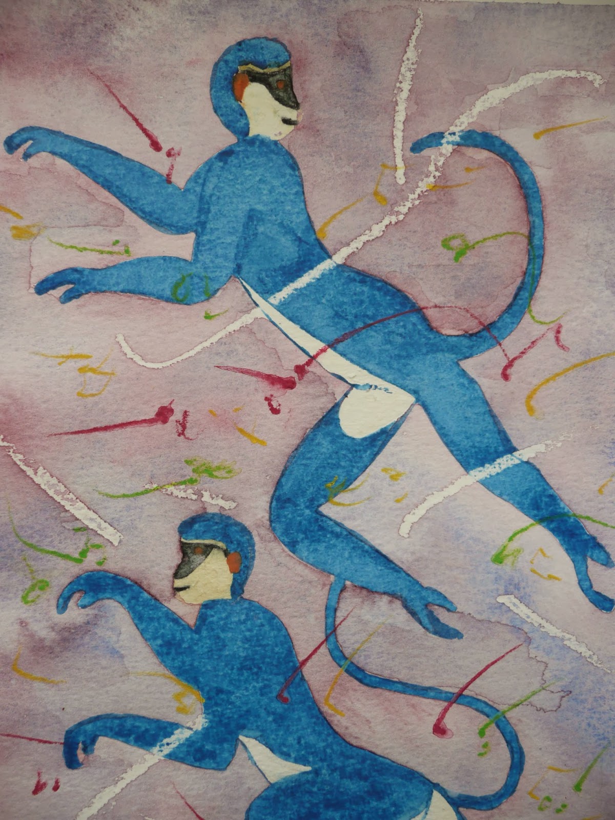 BreathlessinOrewa: 70. The Blue Monkeys of Akrotiri