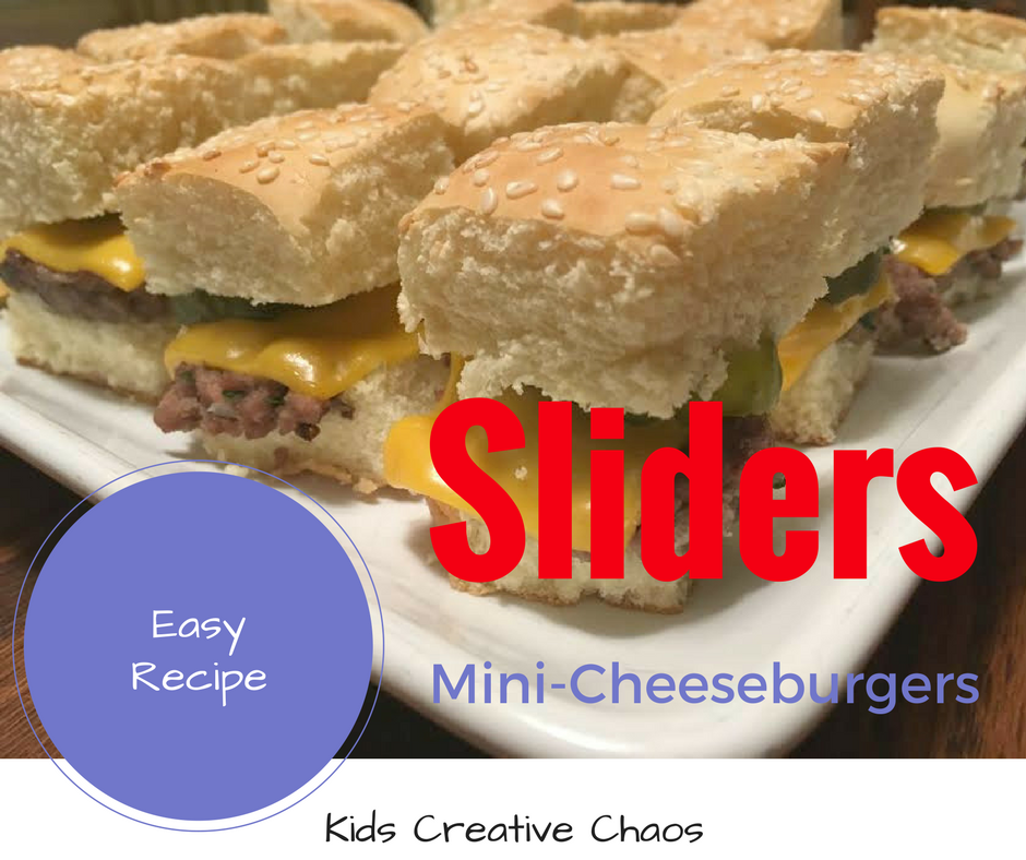How to Make Mini Cheeseburger Sliders Recipe with Cute Clipart ...