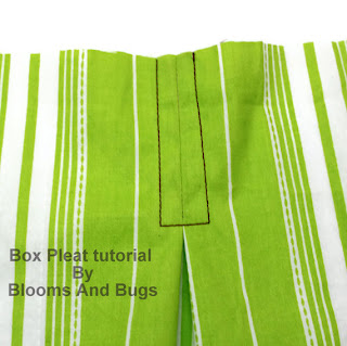 Sewing technique tutorial - Box Pleats