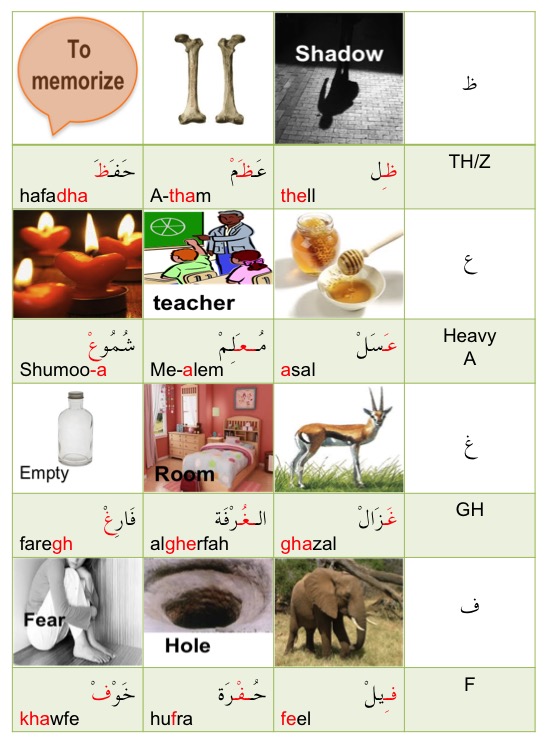 Kinds of vowels in Arabic: tashkeel