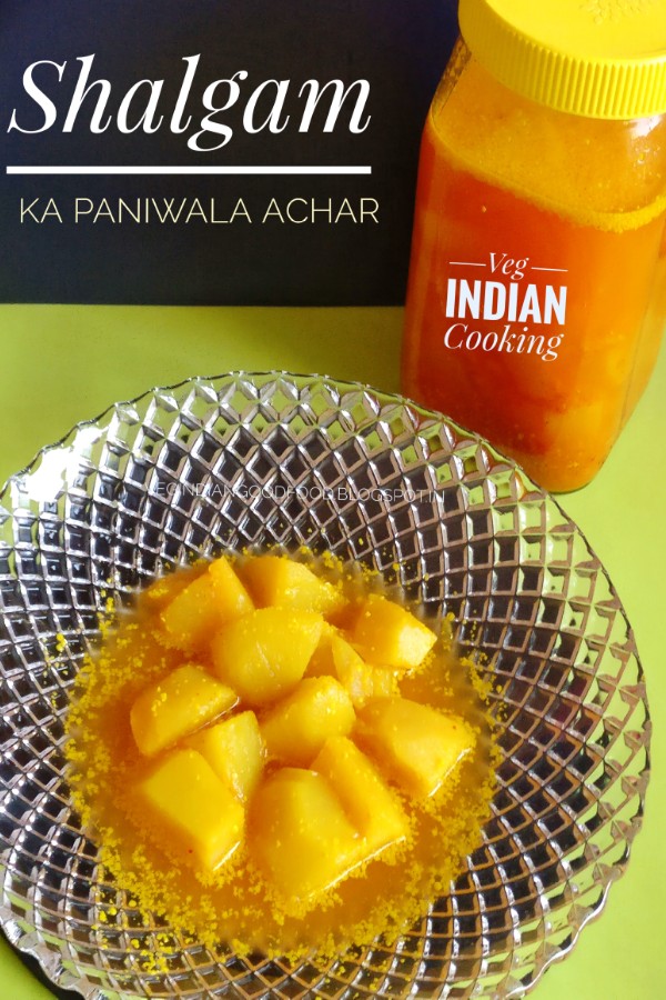 Veg Indian Cooking: Shalgam ka achaar