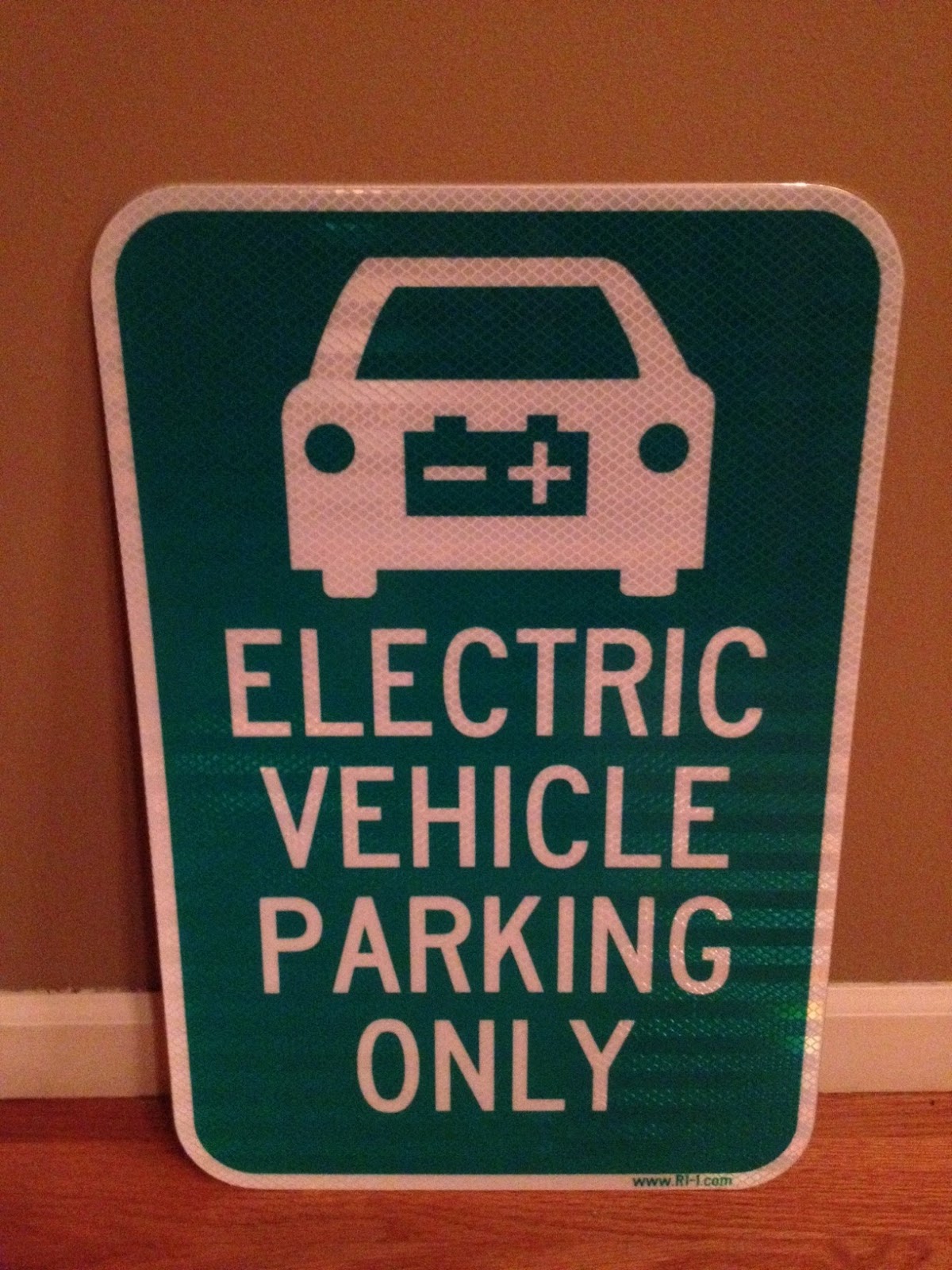 Kurt's Project: EV only parking sign