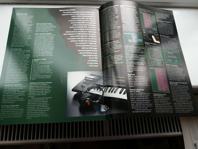 MATRIXSYNTH: July 1994 ROLAND JV-1000 Music Workstation Brochure