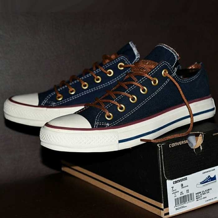 Sepatu Converse All Star Premium Blue Navy [CL-002] | Omsepatu.com