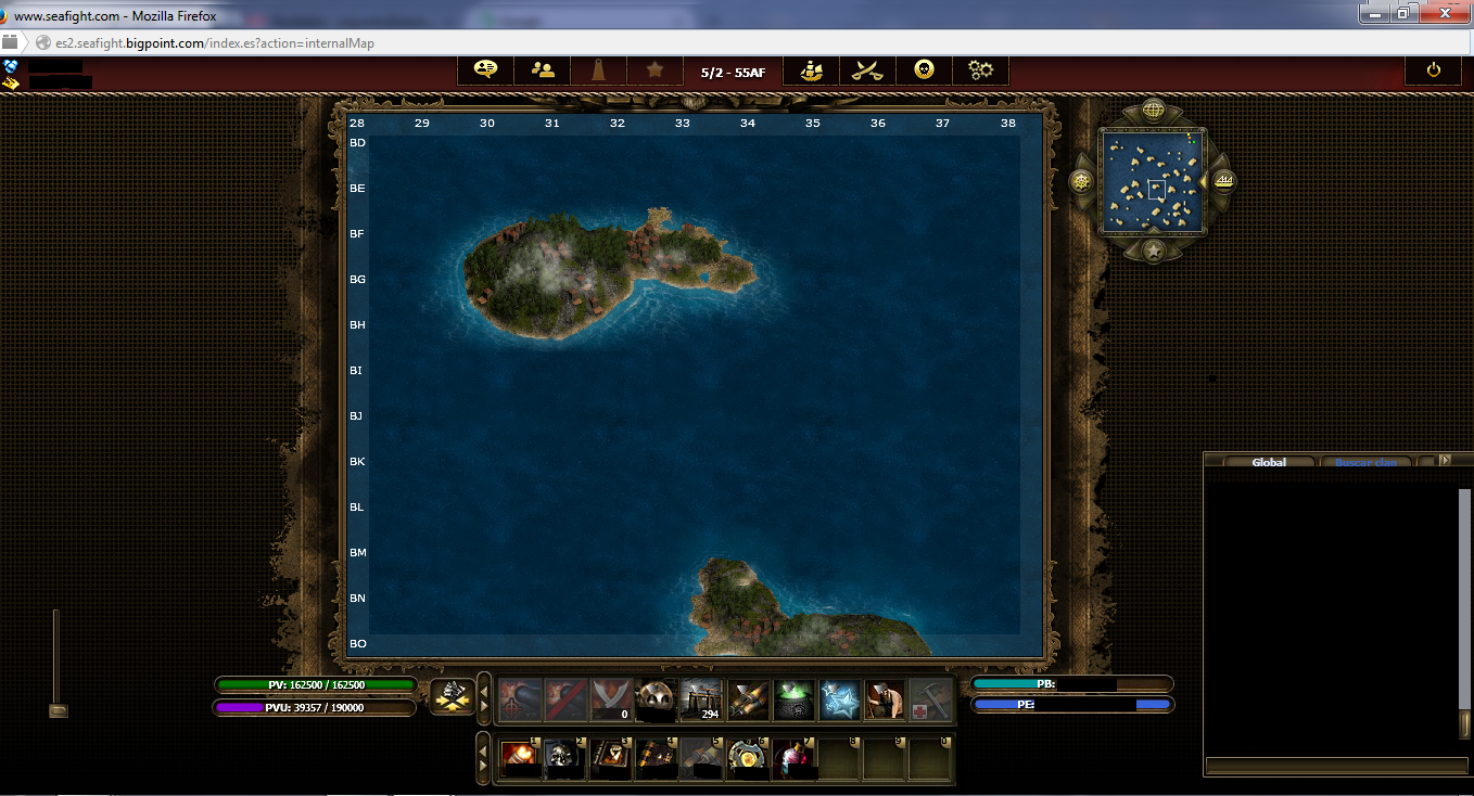 Seafight Bot -- Bonus Map Helper -- SFWaves: INSTRUCCIONES > Seafight Bot 2014