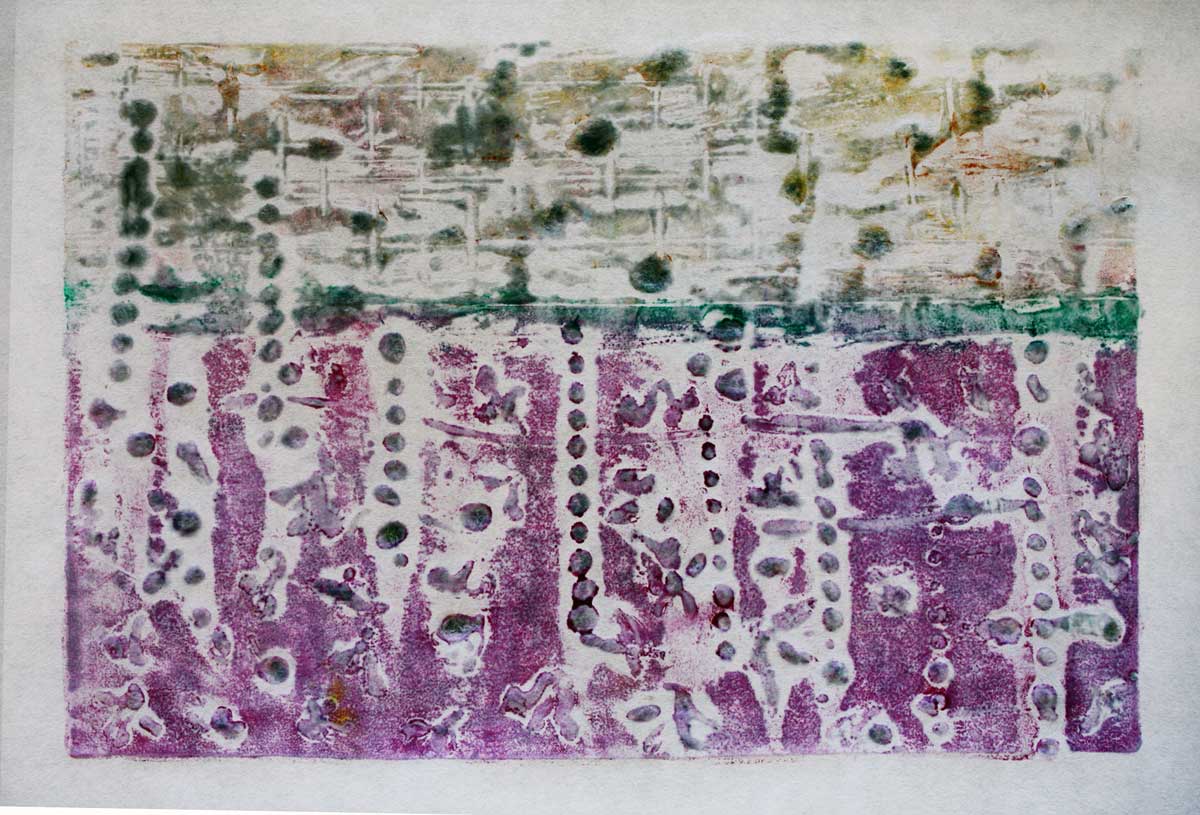 Judy Wise: Collographs with Akua Inks