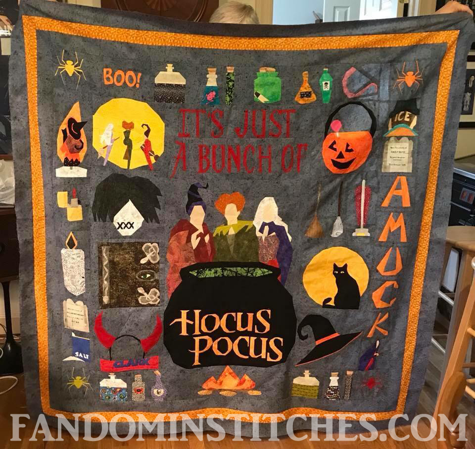 Fandom In Stitches: Hocus Pocus Quilt Along - Week 16 Final Block plus ...