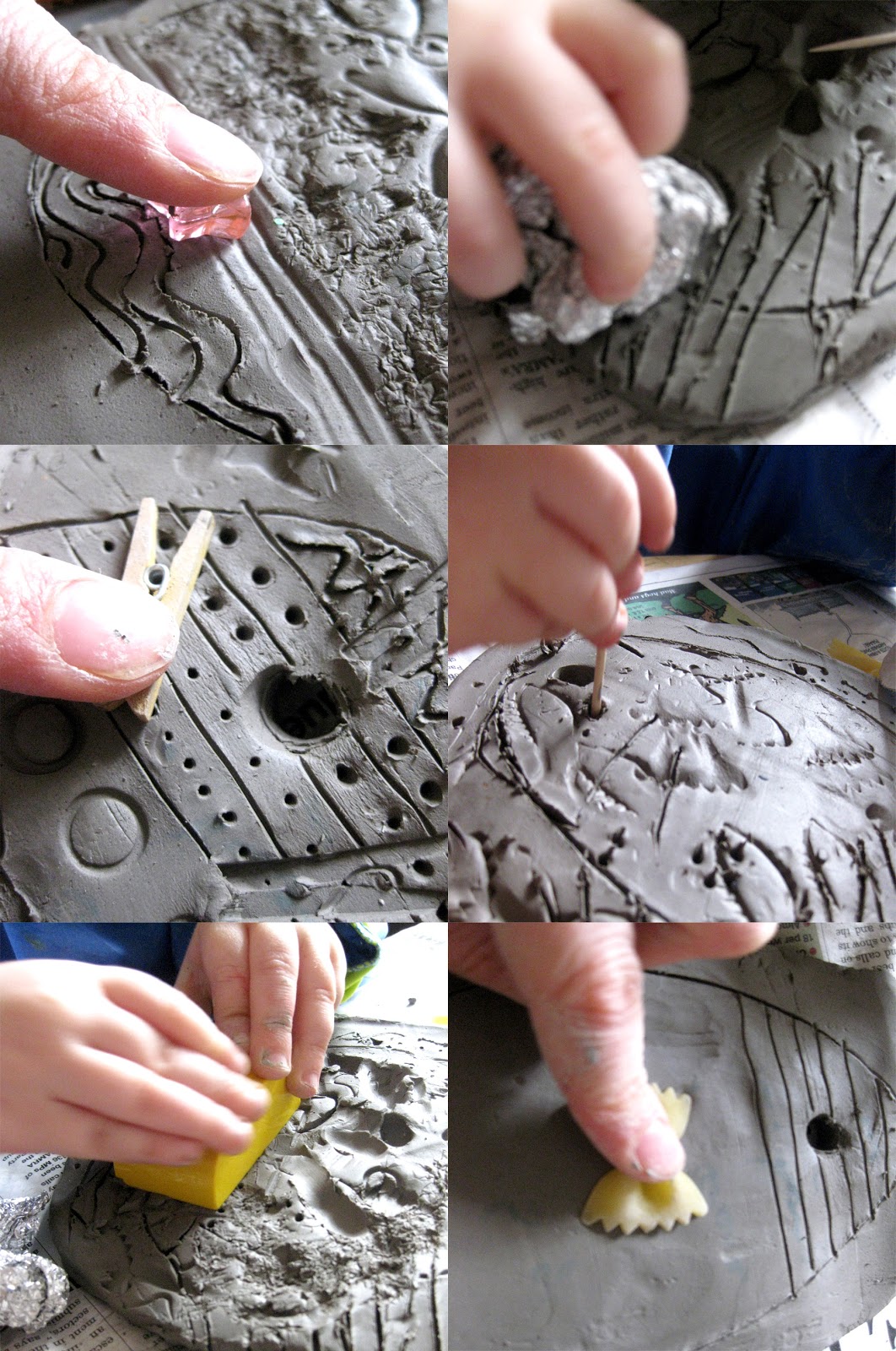 making stuff with mati: Eggsellent Easter clay tiles and decorations