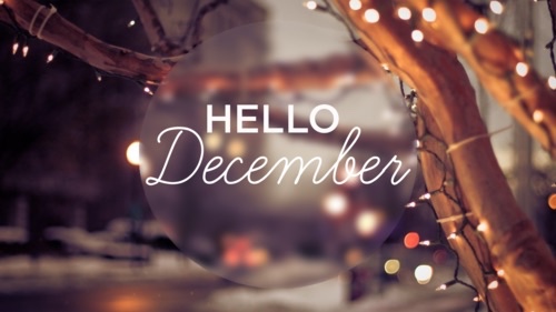 Hello December Tumblr