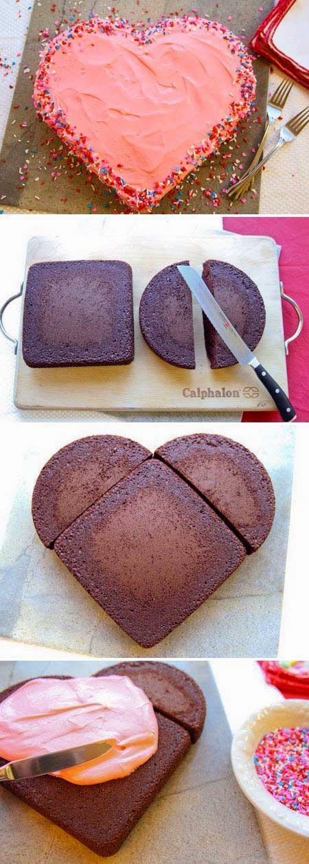 The Fiery Redhead How To Make A Heart Shaped Valentine s Day Cake The Fiery Redhead How To Make A Heart Shaped Valentine s Day Cake