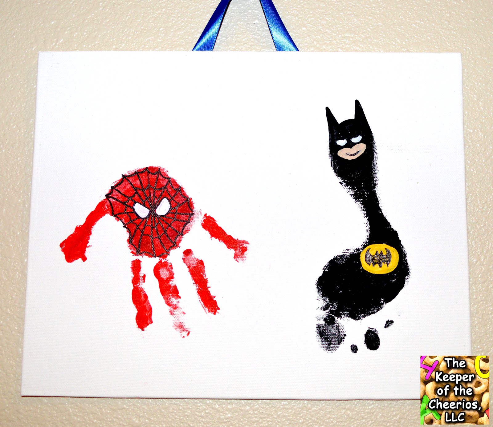 super hero footprints