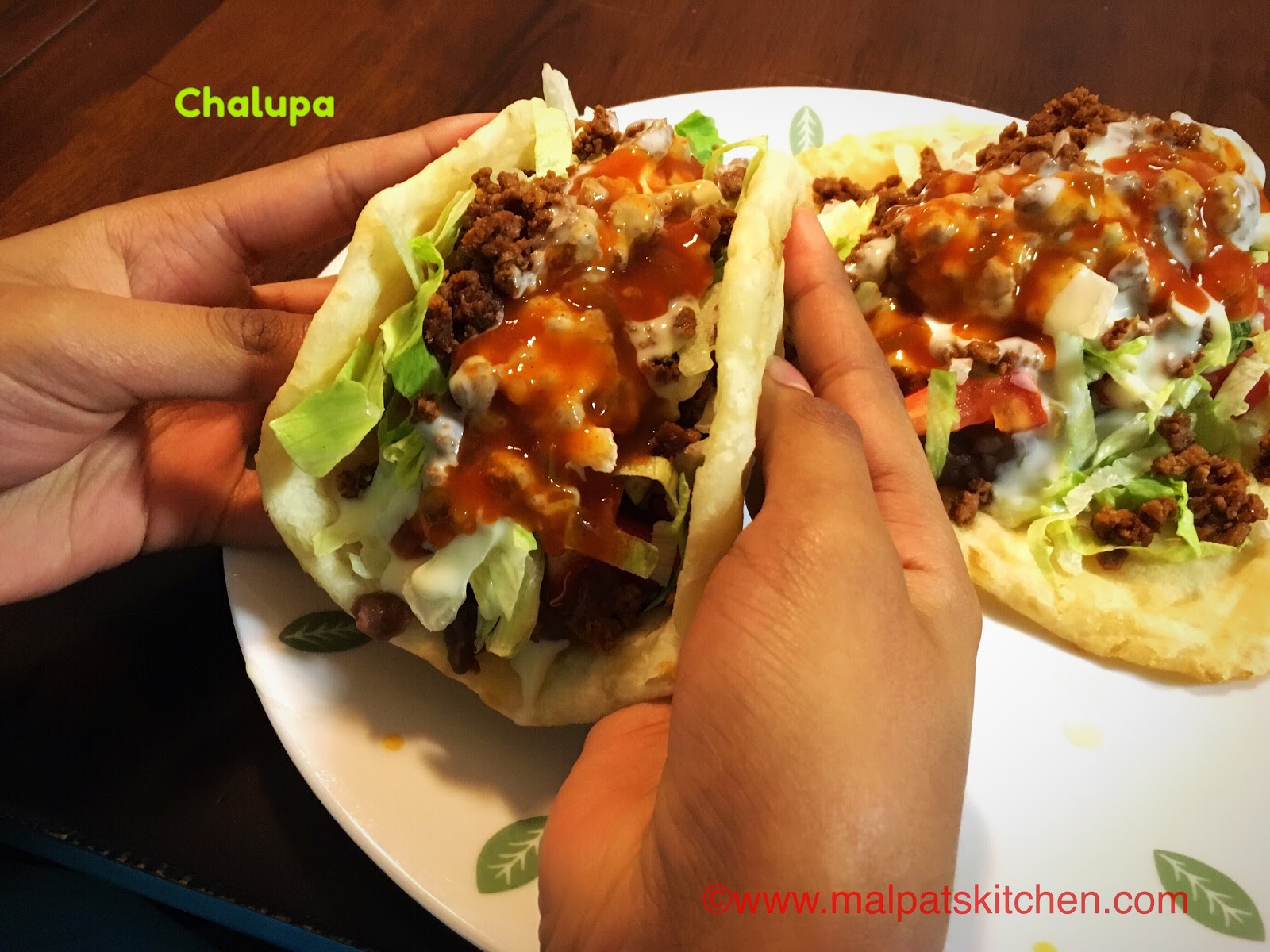 CHALUPA, how to make Mexican Chalupa ~ Malpats Kitchen