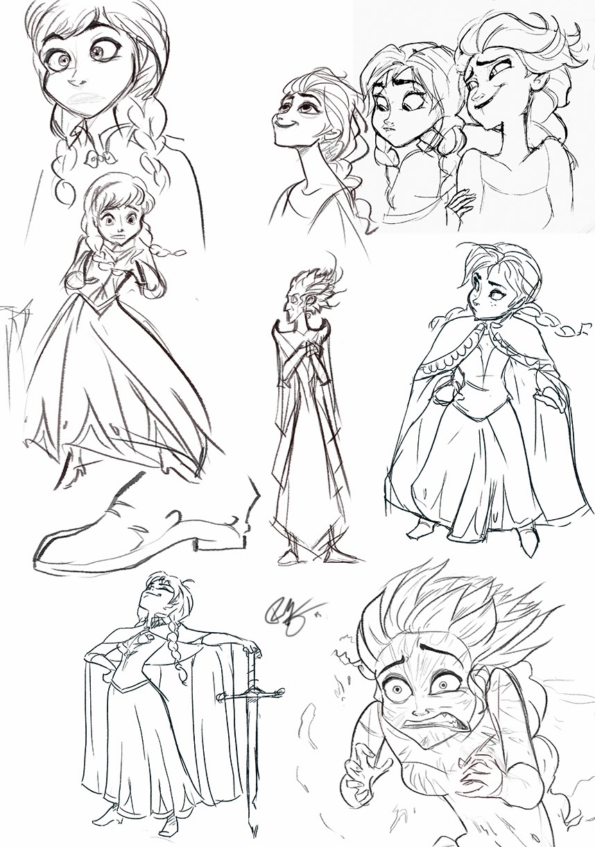 Phil Dragash Stuff: Frozen Drawings