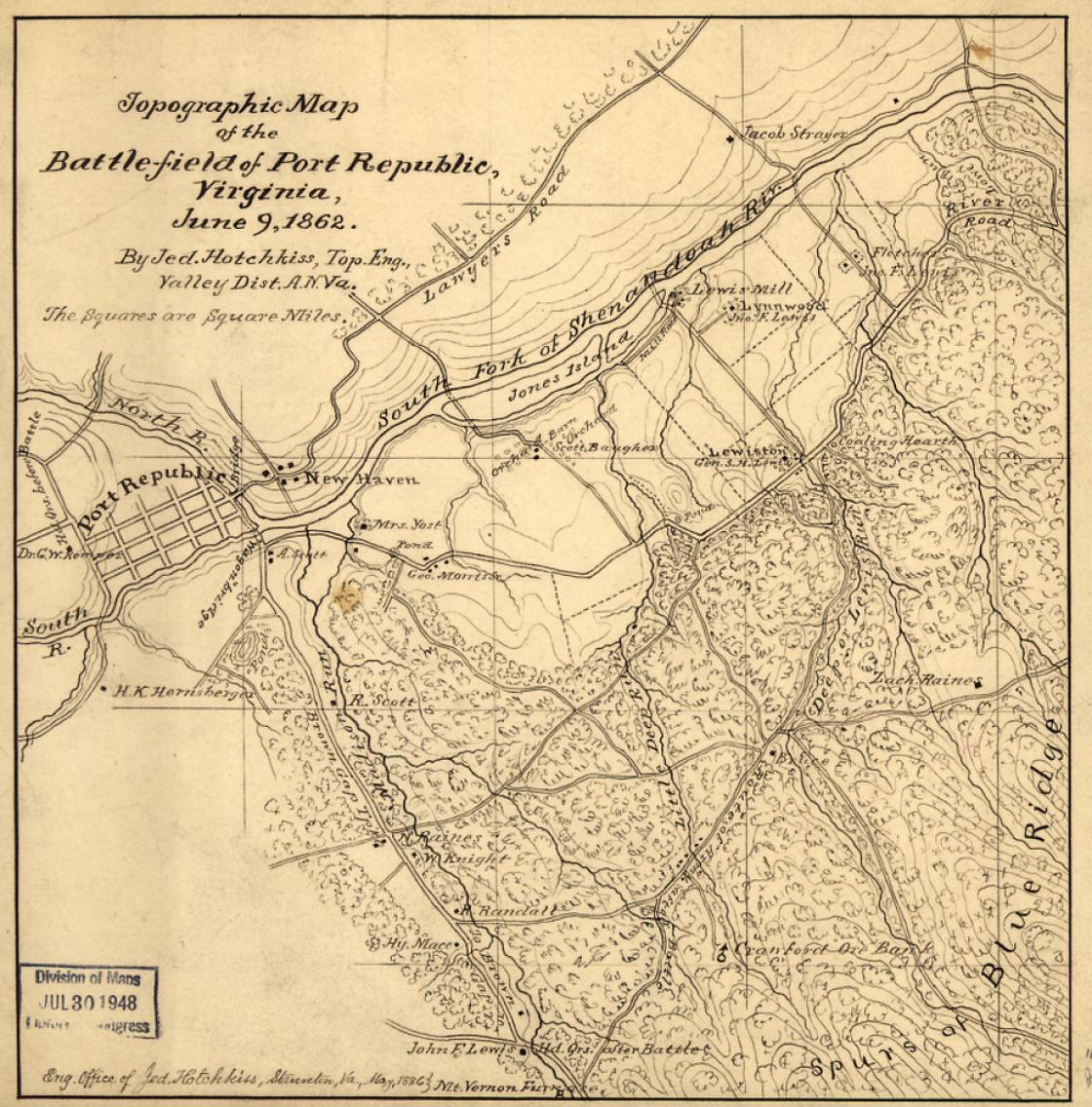 Theron Winship of the 29th Ohio at the Battle of Port Republic