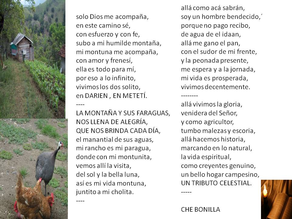 EL LIBRO DÉCIMAS DEL POETA CHE BONILLA: DECIMA DE PANAMA