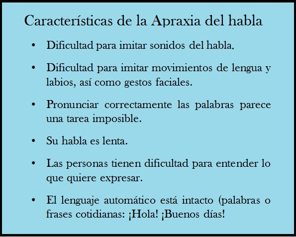 Cognición, lenguaje y aprendizaje: APRAXIA DEL HABLA INFANTIL