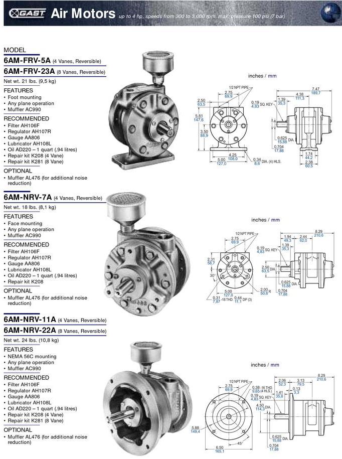 Gast Air Motor 6AM | Wiratama Mitra Abadi