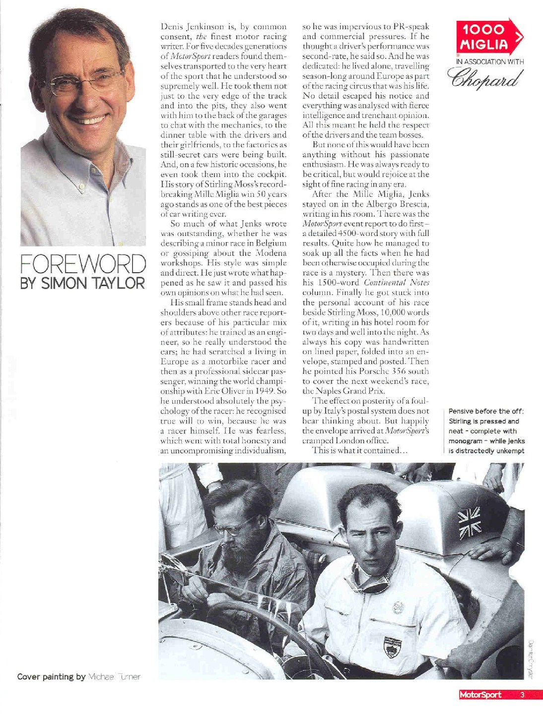 HISTORIAS QUE VIVEMOS: MILLE MIGLIA 1955 - Denis Jenkinson - I