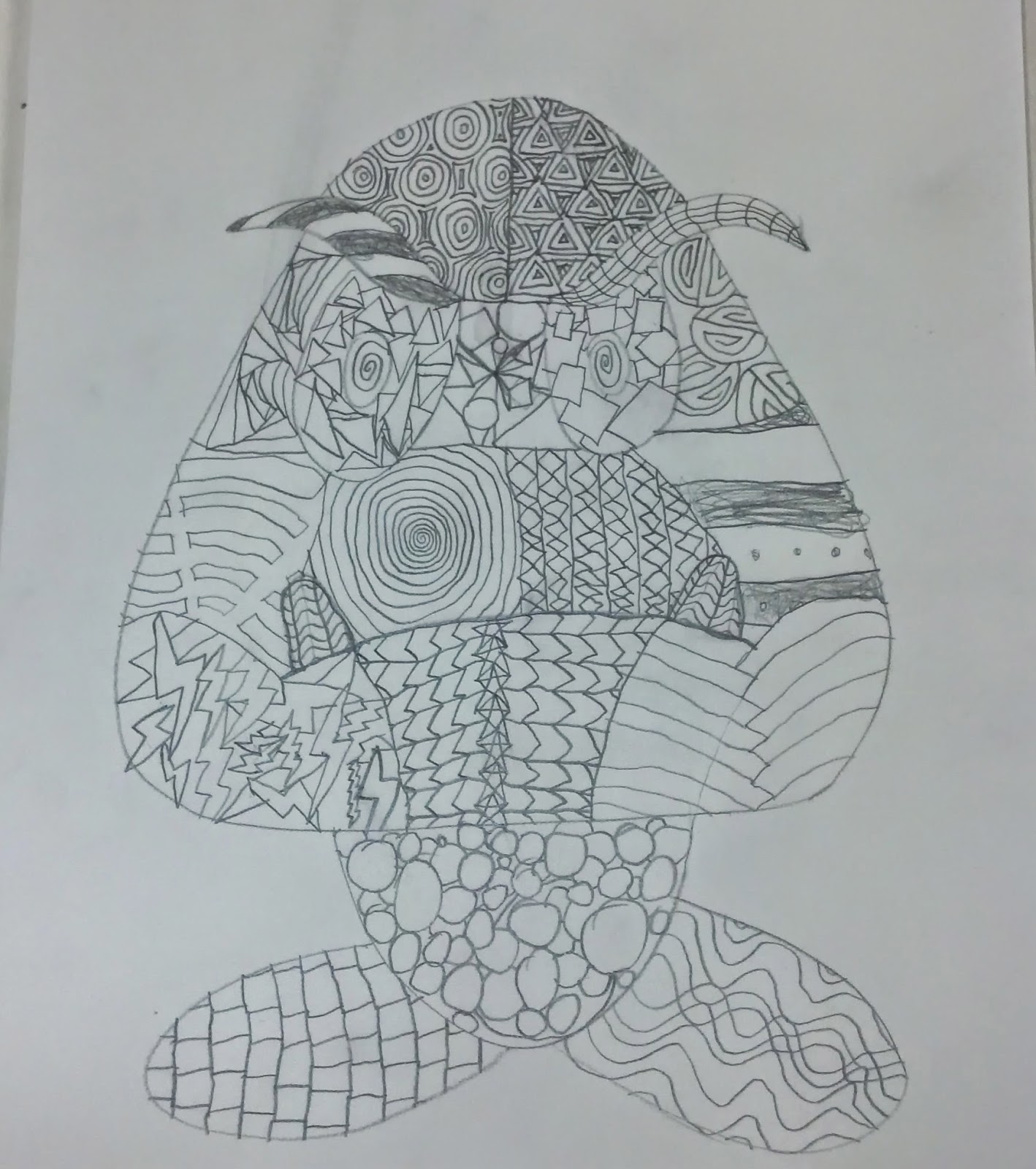 Miss Gushard's Art Blog: Zentangle Animals.