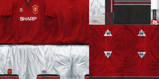 KITS CLASSICOS WE1O: KIT MANCHESTER UNITED 95/96