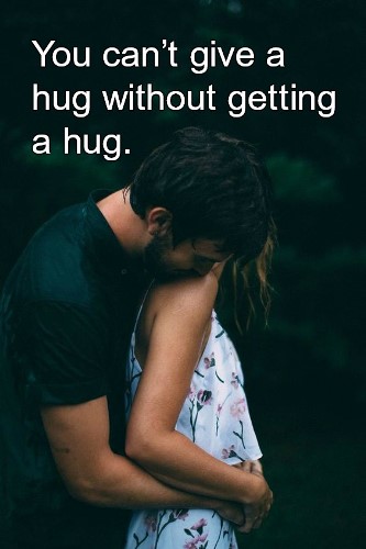 Hug Me From Behind Quotes