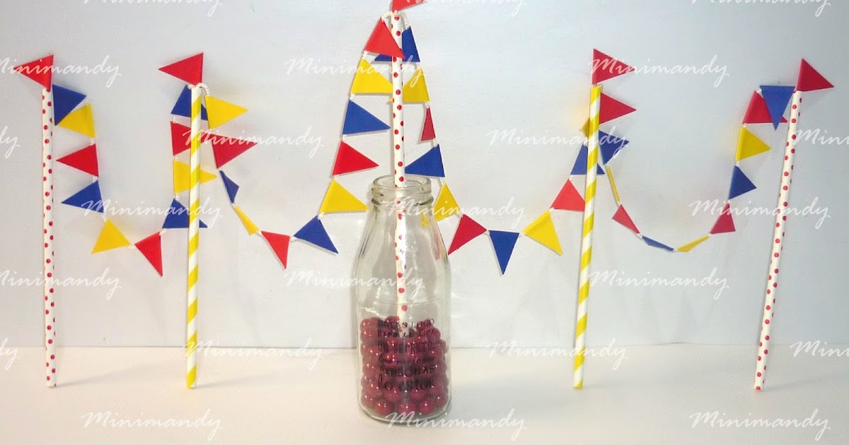 MinimandySign: Topper cake - Mini banderines