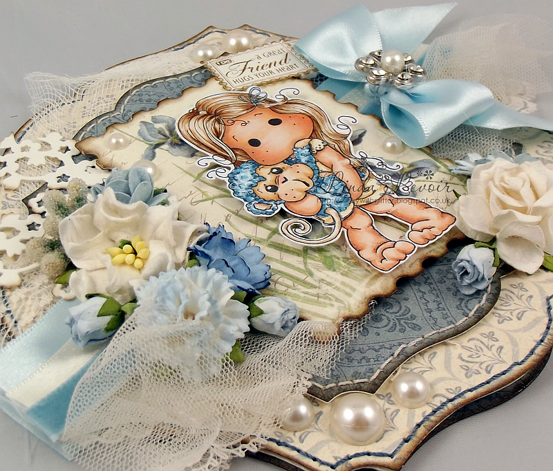 SWG Design by Linda Levoir: Tilda with Maggie the Monkey at Totally Tilda