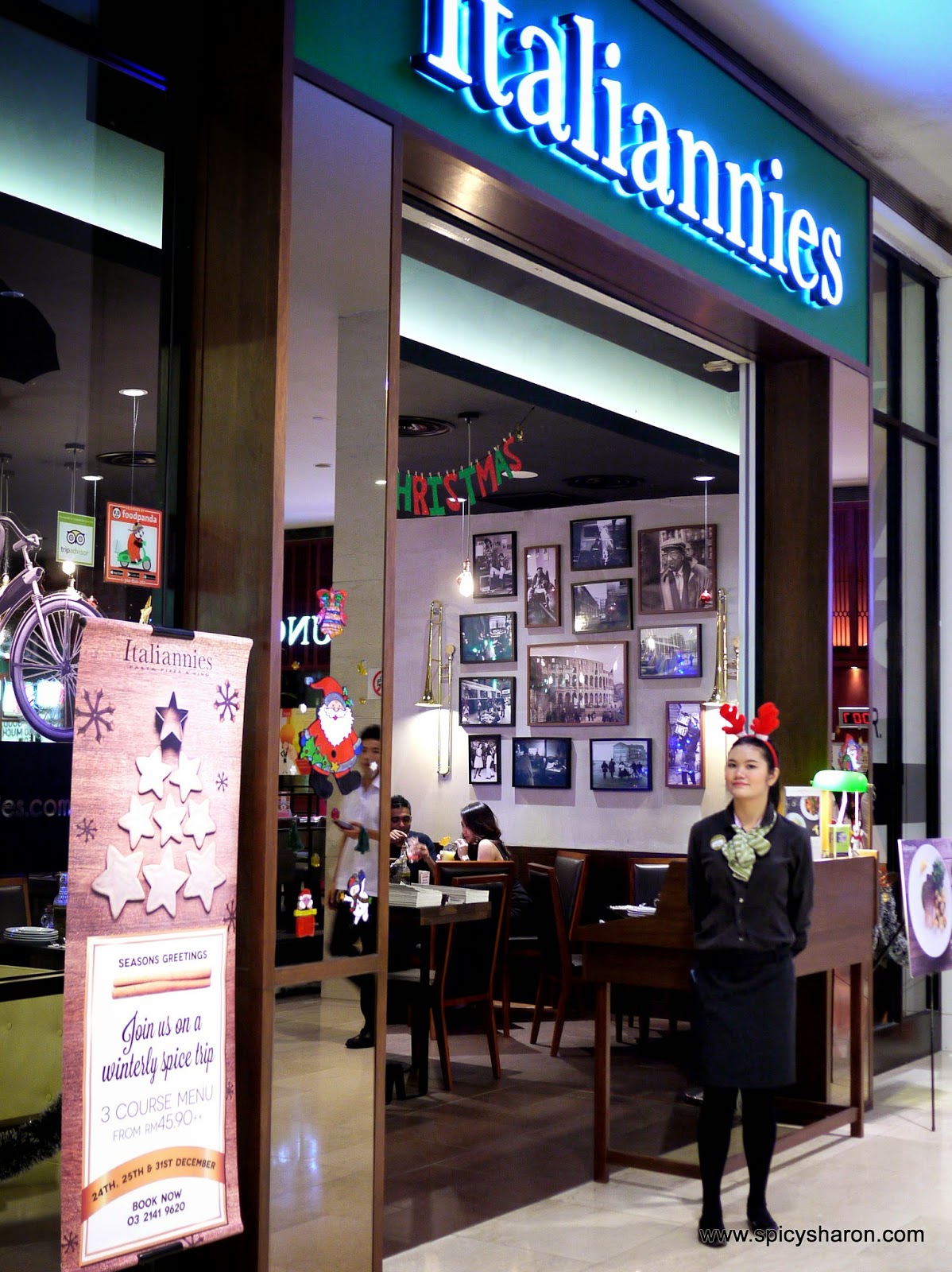 Italiannies Christmas Menu 2014 @ Pavilion KL - Spicy Sharon - A ...
