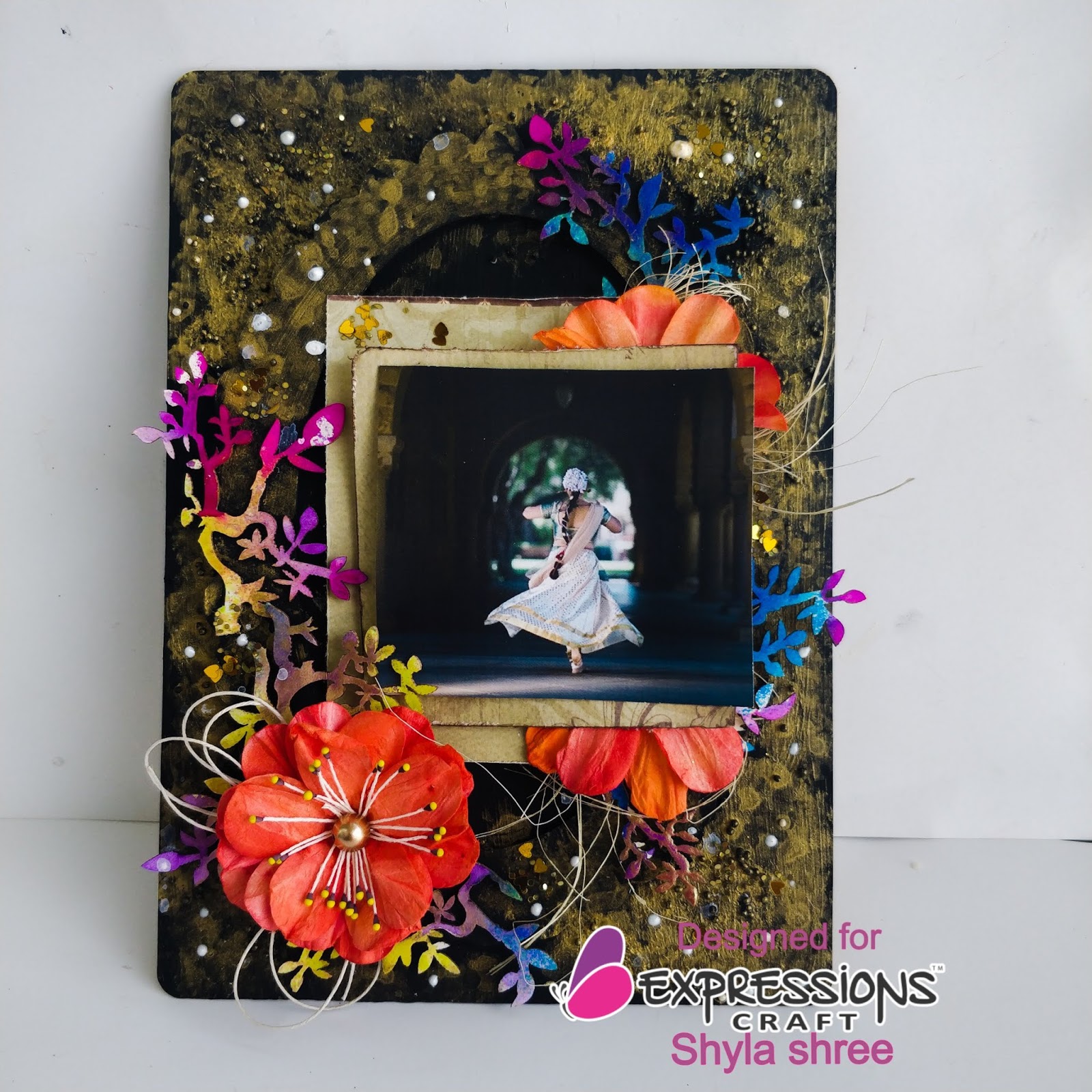 Adhiraacreations: Mixed media frame tutorial