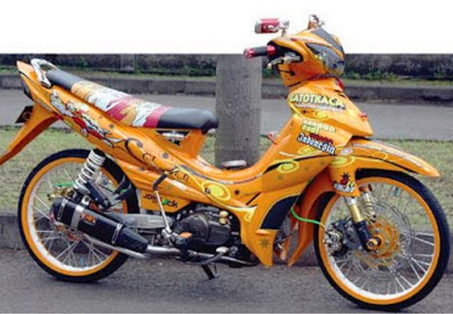 Modif jupiter z standar burhan ala road race airbrush moto gp thailand ...
