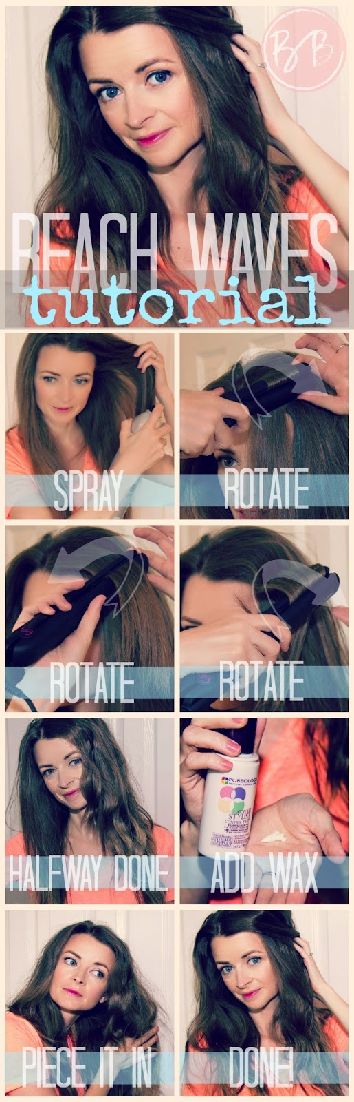 blushing basics: Beach Waves Tutorial