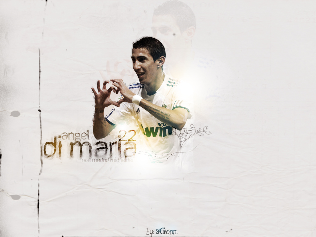 World Sports Hd Wallpapers: Real Madrid Angel Di Maria Hd Wallpapers