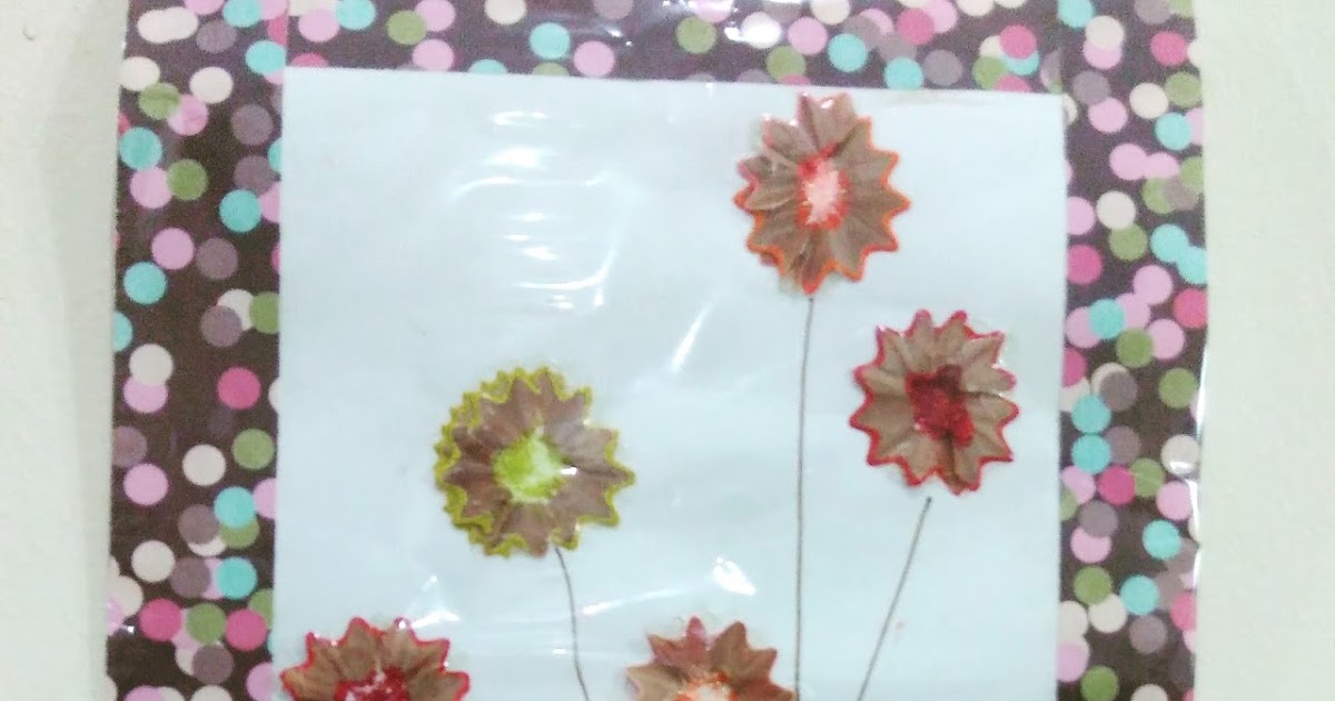 Allaboutlynns: Craft: Bunga dari Kayu Serutan Pensil