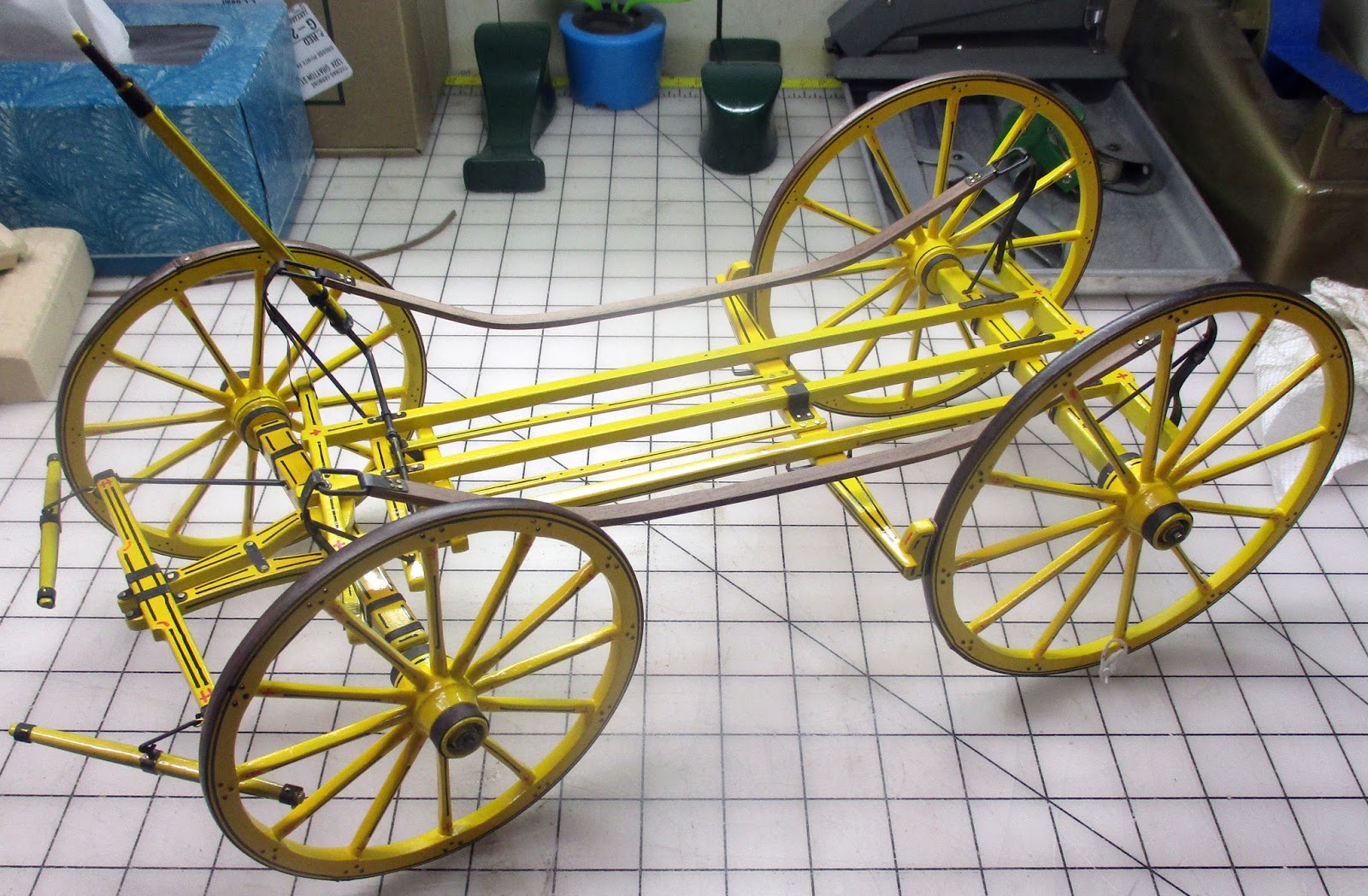 MI Models: 1848 Stage Coach Wood Model Kit by Latina (Chassis)