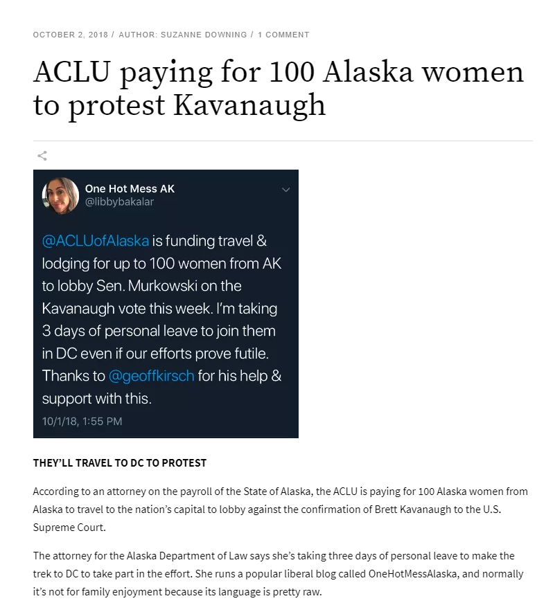 Ethics and One Hot Mess Alaska: Fall 2018 Update - Libby is taking time ...