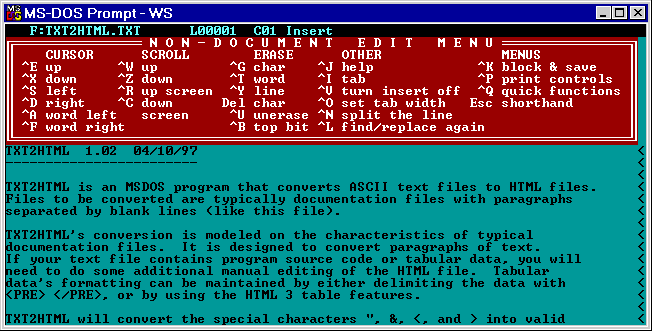 Wiku Hapsara`s Blog: [Gambar] - WordStar
