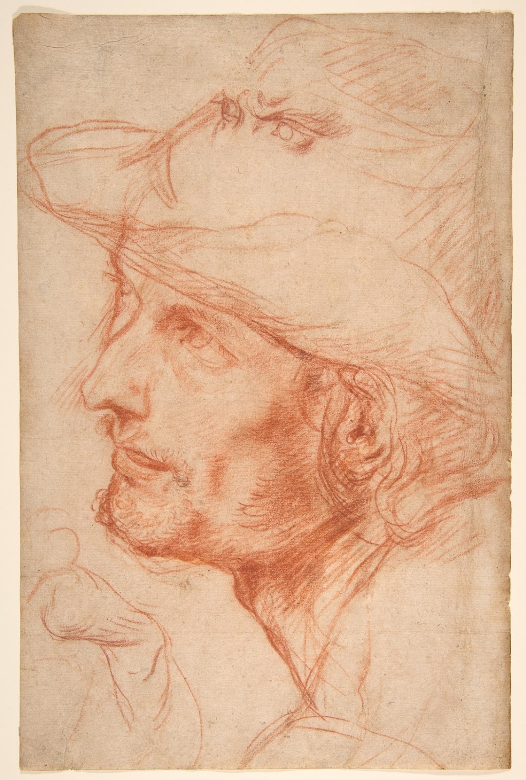 Spencer Alley: Italian Figures and Faces (Drawings) - 17th century