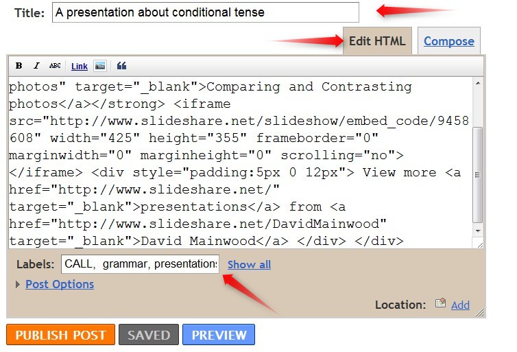 Learning Call: March 2011
