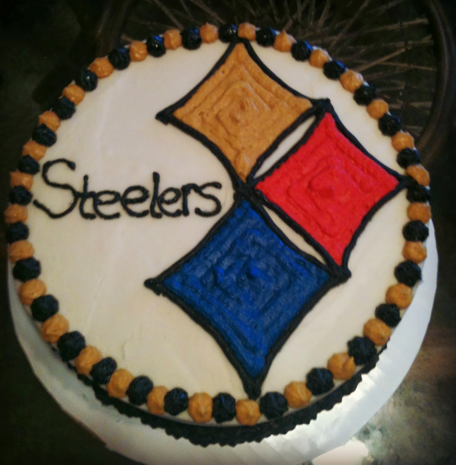 Mandy's cakes: Steelers Cake