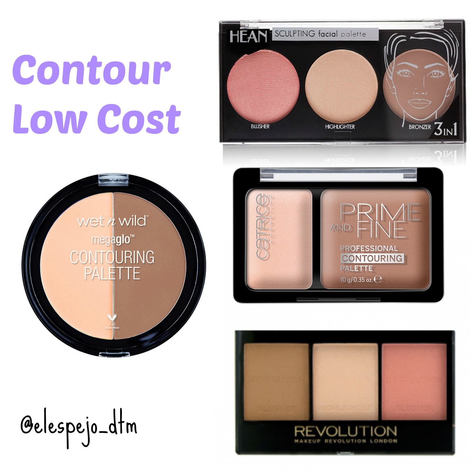 CONTOURING. PRODUCTOS DUO CONTORNO-ILUMINADOR GAMA ALTA Y LOW COST ...