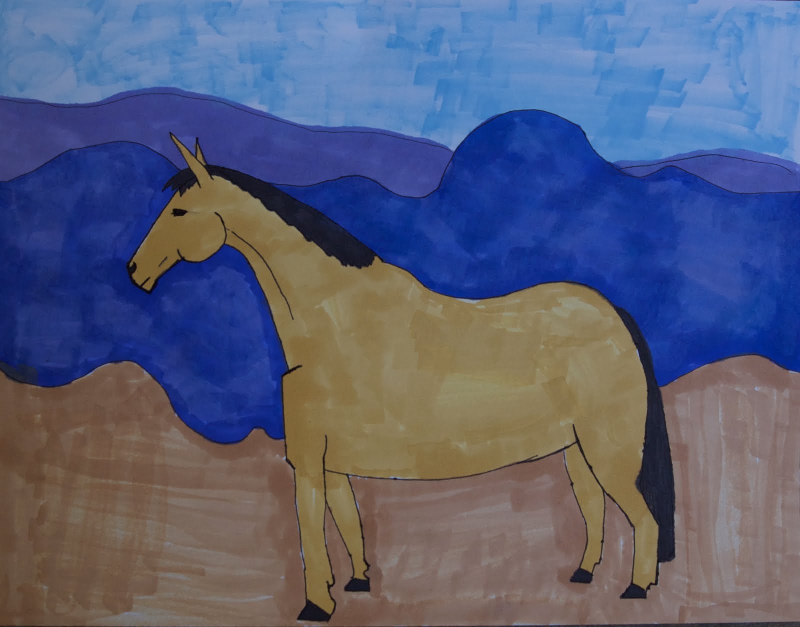 Art Classes for Homeschool Students: Mustang Horse